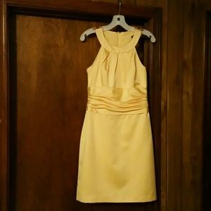 David's Bridal | Dresses | Davids Bridal Yellow Sleeveless Dress | Poshmark